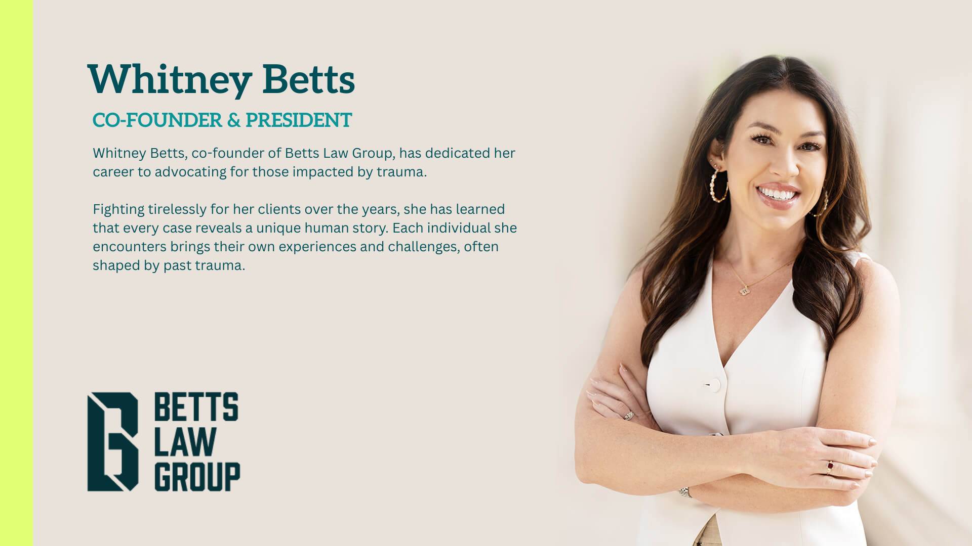 Attorney Whitney Betts | Betts Law Group | San Diego